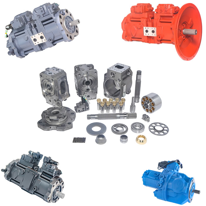 Caterpillar Series Hydraulic Pump CAT12G Parts With Spare Parts Repair